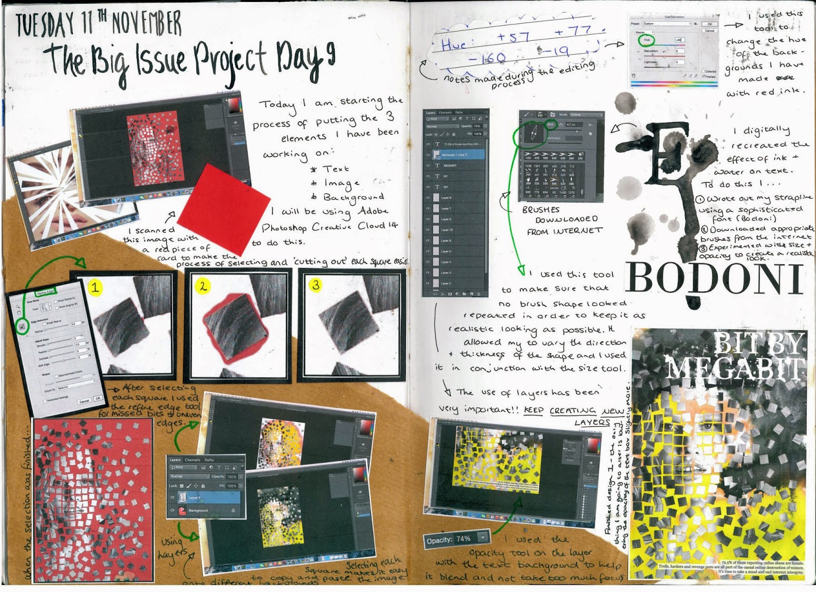 A Look Inside My Art Foundation Sketchbook | Dreams and Colour Schemes